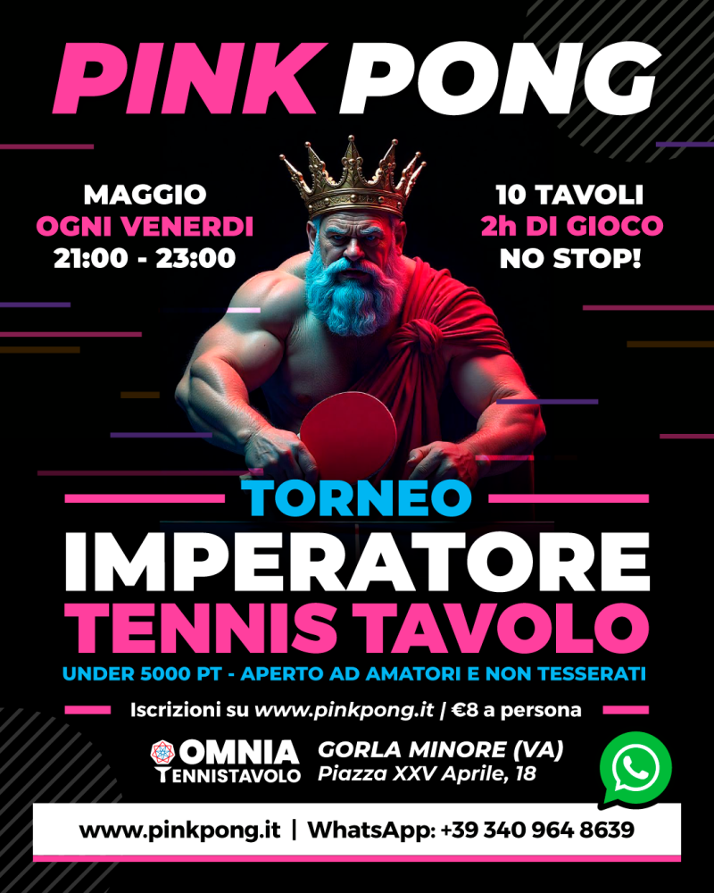 Pink Pong - Tornei & Eventi